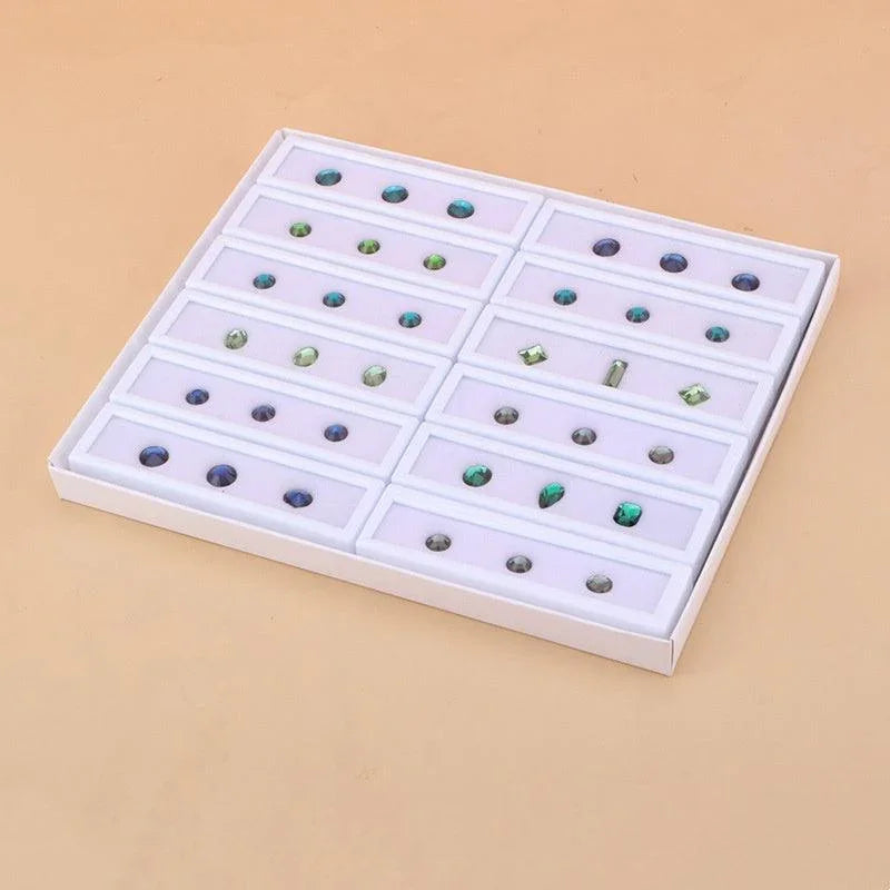 Long Gem Boxes Tray (Include 12 Gem Boxes) — Jewelry Packaging Mall