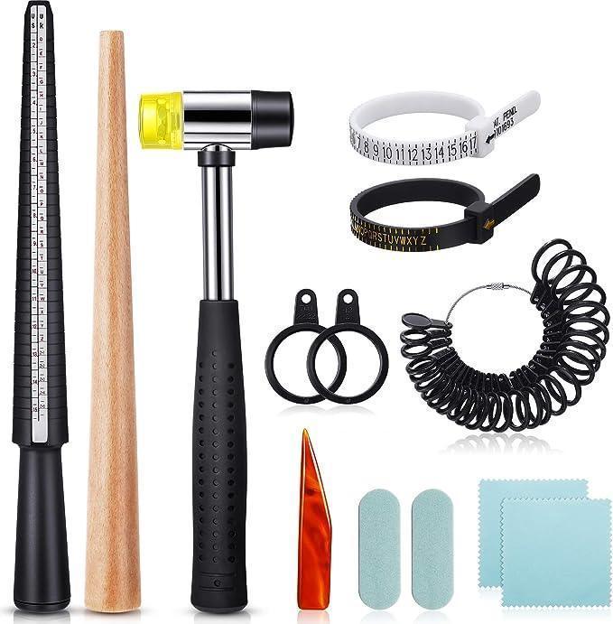 11 Pieces US UK Ring Mandrel Sets — Jewelry Packaging Mall