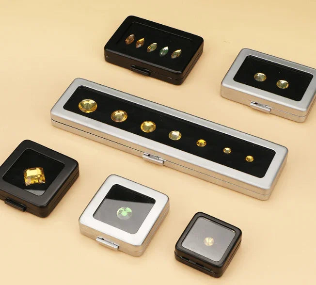 Round Corner Metal Luxury Gem Box-JPM0147 — Jewelry Packaging Mall