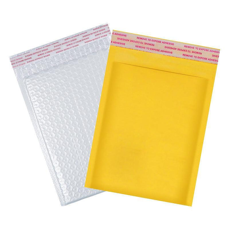 Yellow Bubble Mailers (50 Pcs Per Pack) — Jewelry Packaging Mall