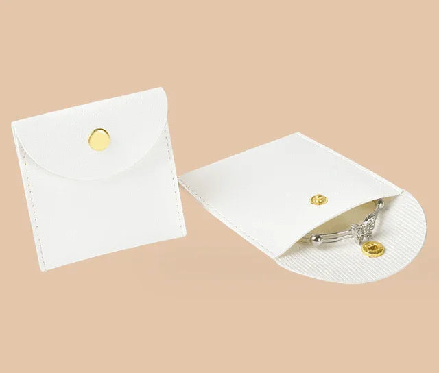 PU Button Pouch ( 30 pcs Per Pack ) — Jewelry Packaging Mall