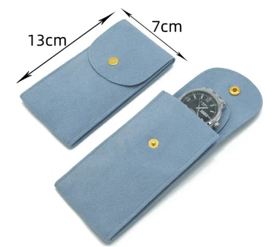Suede Watch Pouches ( 10 pcs Per Pack ) — Jewelry Packaging Mall